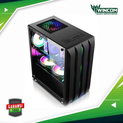 Jual CASING PC GAMING VARRO PRIME NUCLEAR CROSS X BLACK micro ATX/ATX ...