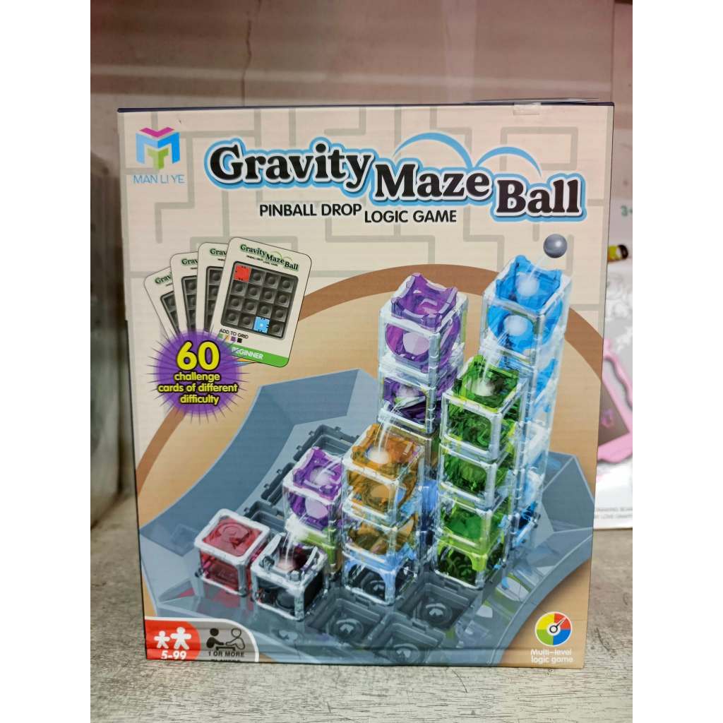 Jual Gravity maze ball game logic pinball puzzle brick susun kubus | Shopee Indonesia