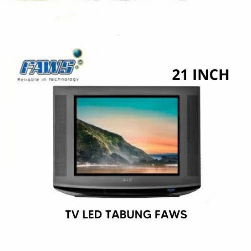 Jual TV TABUNG LED DIGITAL FAWS TV 32 INCHI DVB-T2 FULL HD USB HDMI ...