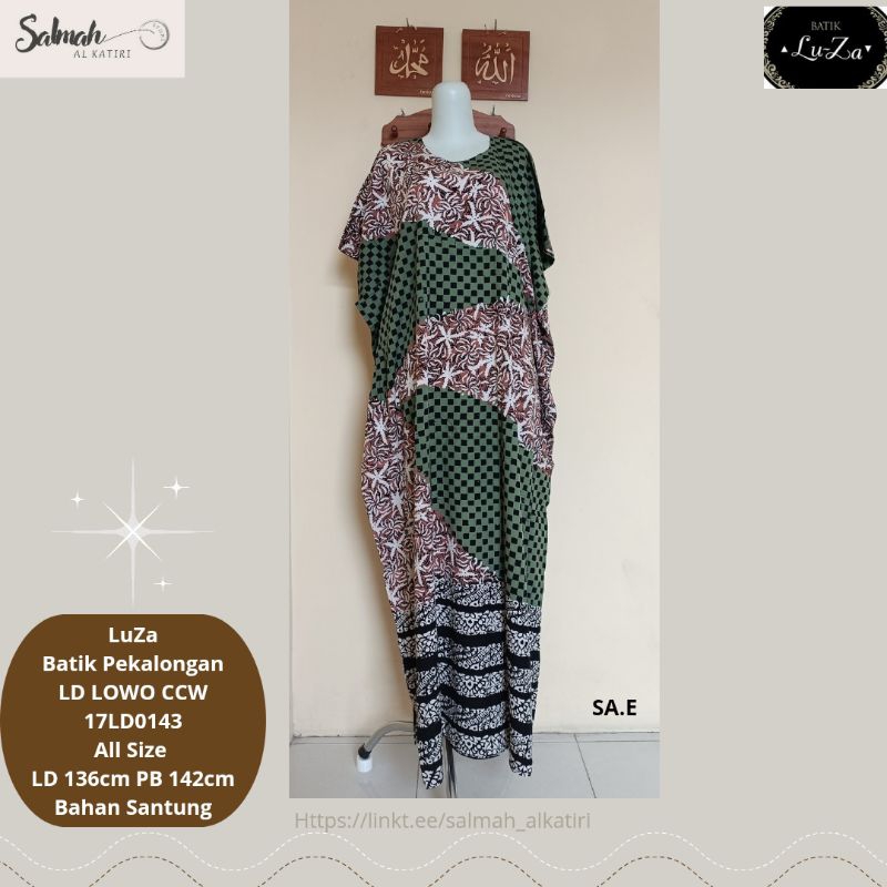 Jual Daster LuZa Batik Pekalongan LD LOWO CCW (E) | Shopee Indonesia