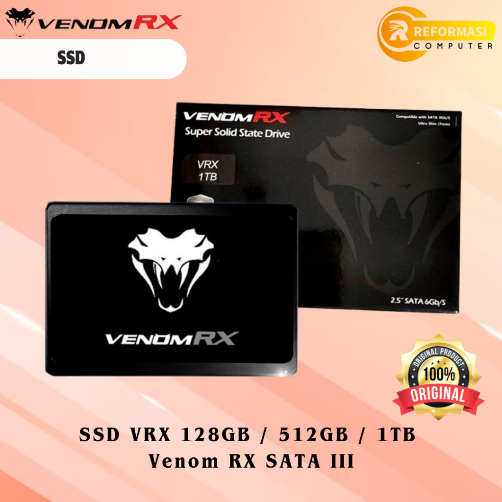 Jual VenomRX VRX 512GB SSD Venom RX SATA III - 512GB | Shopee Indonesia