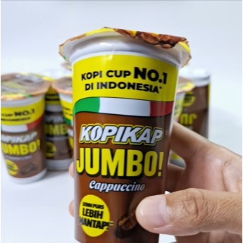Jual Kopikap Cappuccino jumbo 200ml [6 PCS] / KOPIKAP Minuman Kopi ...
