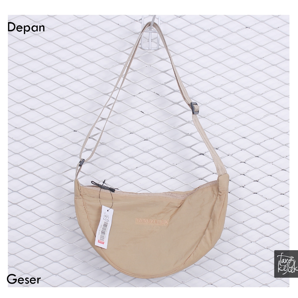 Jual Tangkelek Sling Bag Tangkelek Warna Coklat Muda | Shopee Indonesia