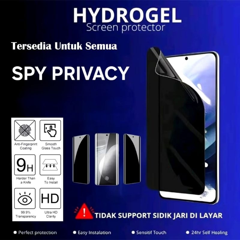Jual HYDROGEL ANTI SPY PRIVACY REDMI NOTE 14 4G/5G NOTE 14 PRO NOTE 14 PRO PLUS REDMI NOTE 13 13 ...