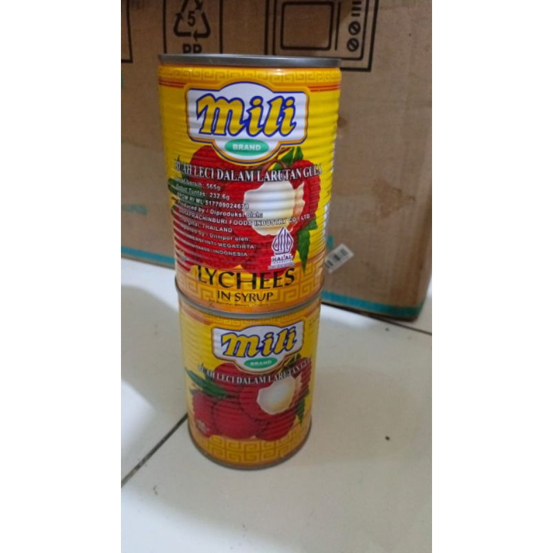 Jual Mili Lychee in Heavy Syrup 565gr Buah Leci Dalam Larutan Gula ...