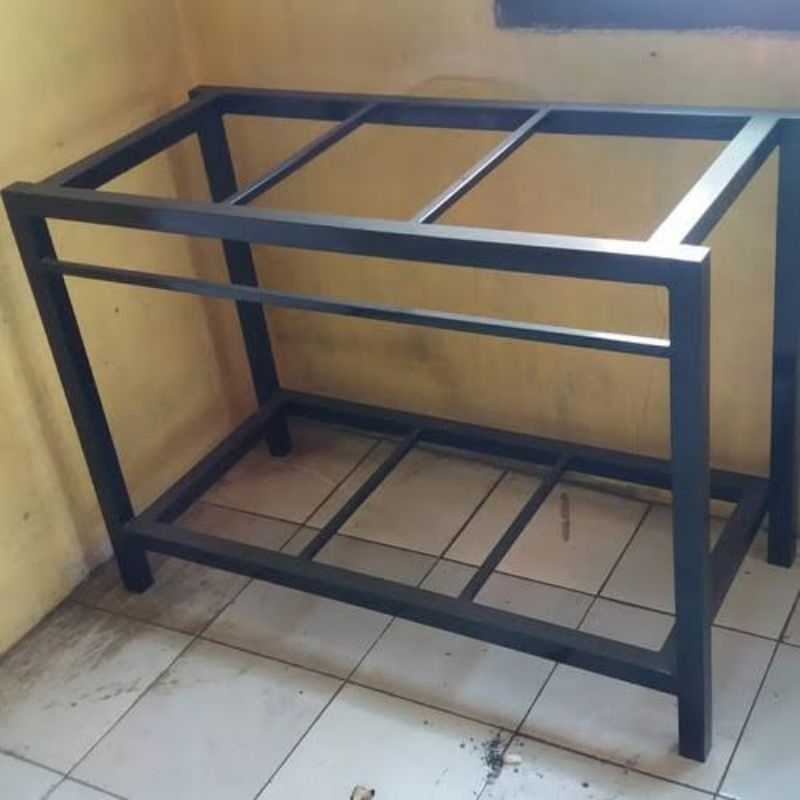 Jual meja aquarium besi hollow pxlxt:100cmx60cmx70cm | Shopee Indonesia