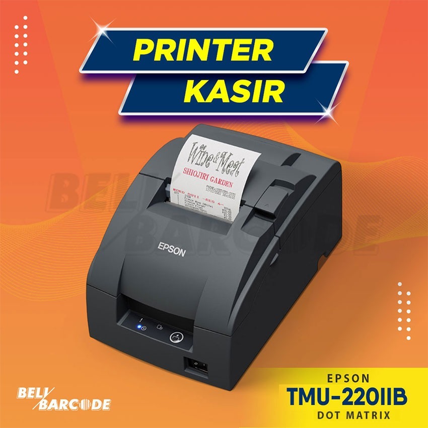 Jual Epson TM-U220IIB Printer POS Koneksi LAN Dot Matrix Auto Cutter ...