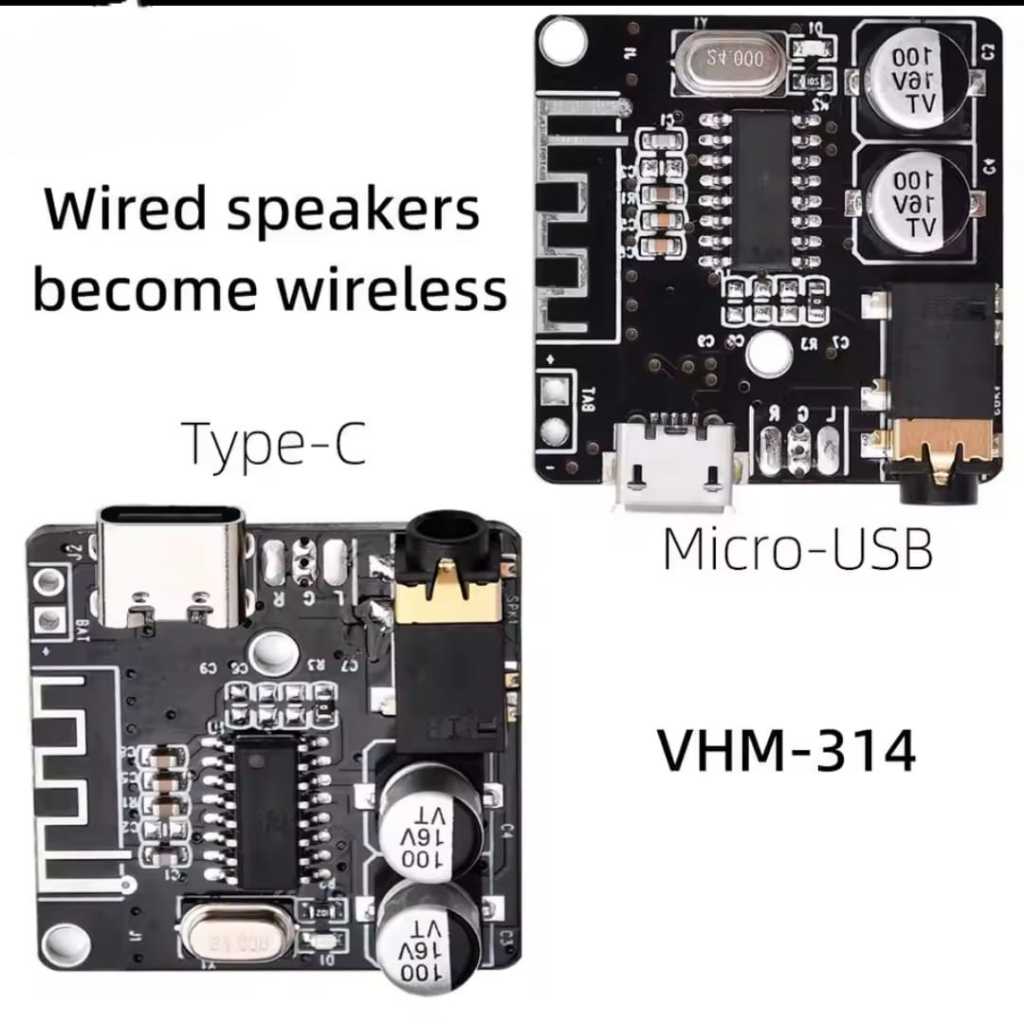 Jual MODUL BLUETOOTH RECEIVER 5.0 STEREO VHM-314 | Shopee Indonesia