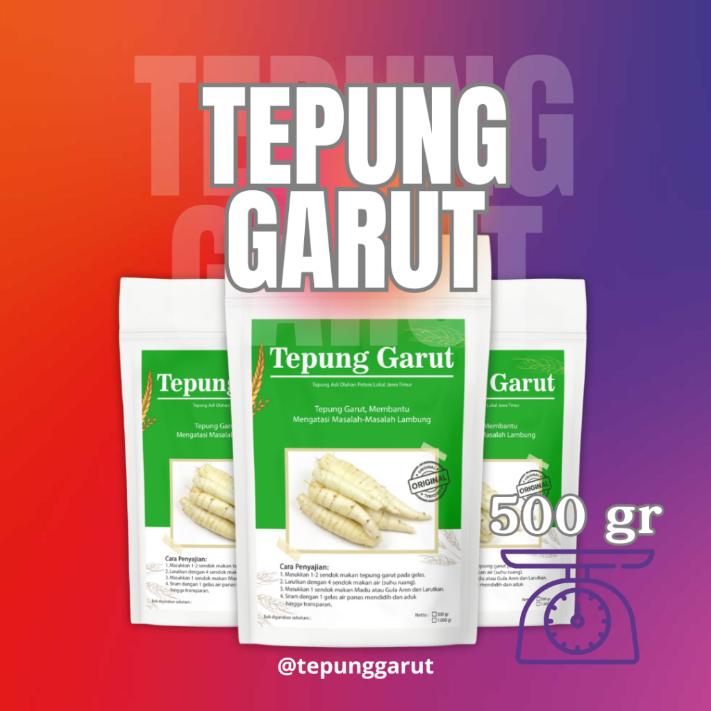 Jual Pati Garut Tepung Garut Untuk Asam Lambung Tepung Garut Asli Untuk ...
