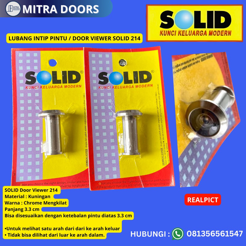 Jual SOLID DOOR VIEWER 214 | Lubang intip pintu | Shopee Indonesia