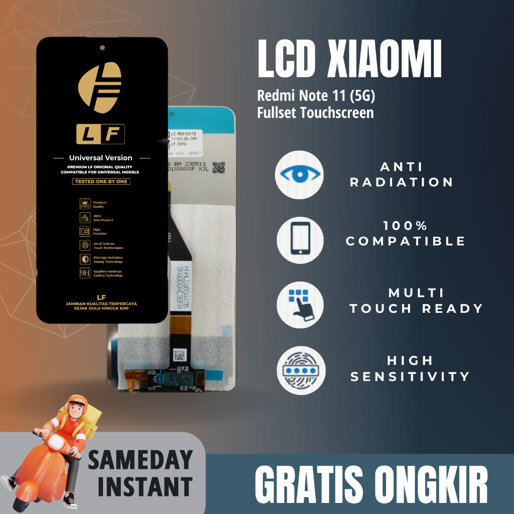 Jual LF - (GARANSI LEM) LCD Xiaomi Redmi Note 11 (5G) / 11t (5G) / M4 pro (5G) Fullset ...