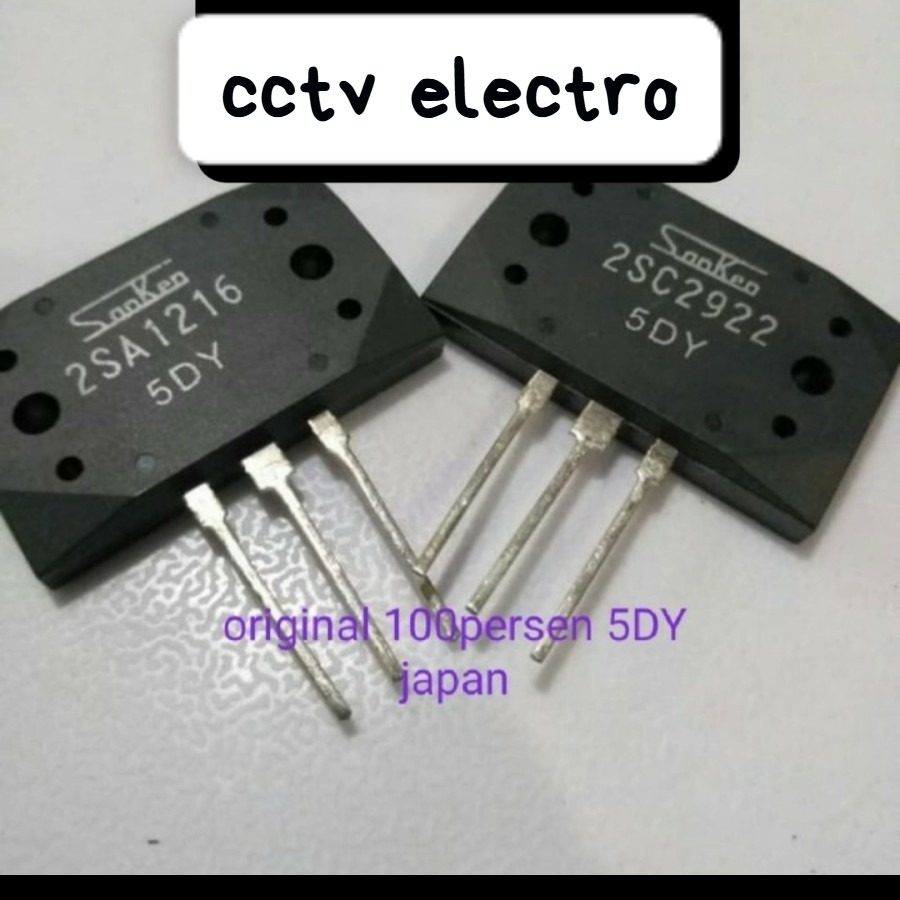 Jual transistor sanken 2sa1216 2sc2922 5DY ORIGINAL ,transistor original | Shopee Indonesia
