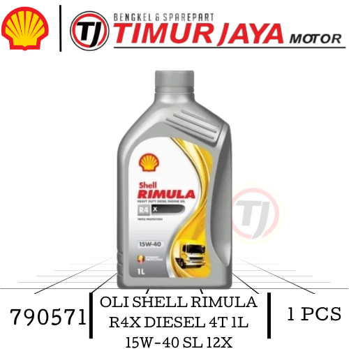 Jual OLI SHELL RIMULA R4X DIESEL 15W-40 1L | Shopee Indonesia