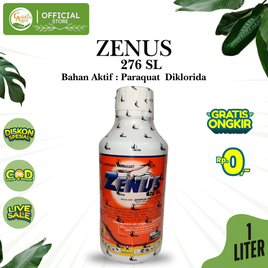 Jual HERBISIDA ZENUS 276SL SL OBAT RUMPUT 1 LITER 1LT BIOTIS ORIGINAL ...