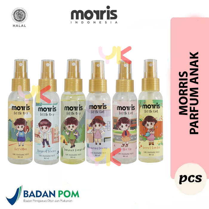 Jual Morris Parfum Anak Cewek Little Girls Body Mist Anak Cowok Little ...