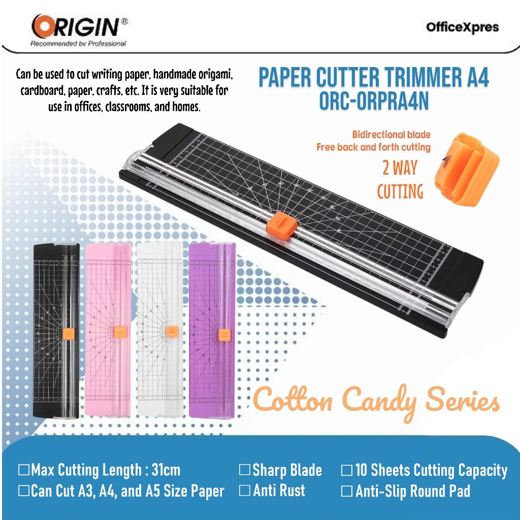 Jual Paper Cutter Trimmer A4 2 Way Cutting / Pemotong Kertas Portable A4 / Paper Trimmer ...