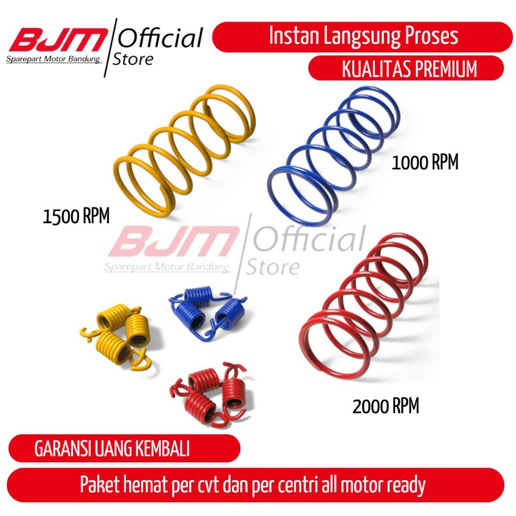 Jual PER CVT BONUS PER SENTRI ALL MOTOR 1000 RPM 1500 RPM 2000 RPM ...