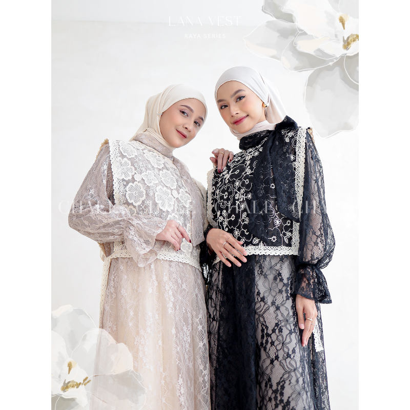 Jual Châle Lana Vest Raya 2025 / Vest Brokat Kekinian | Shopee Indonesia