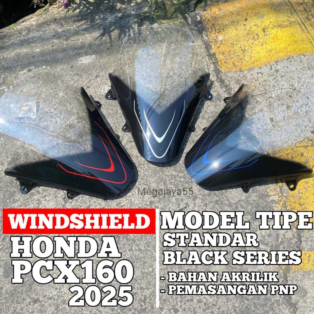 Jual VISOR WINDSHIELD PCX160 2025 VISOR PCX 160 NEW 2025 WINDSHIELD ...