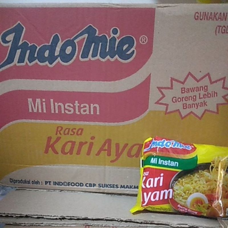 Jual Indomi rasa kari ayam 1 dus isi 40 pcs. | Shopee Indonesia