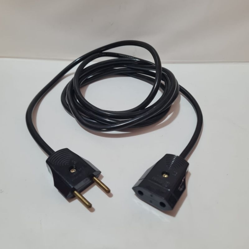 Jual Kabel Sambungan BROCO hitam Lengkap dengan Steker Gepeng Broco dan ...