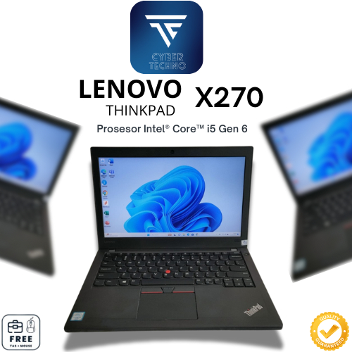 Jual LAPTOP LENOVO THINKPAD X270 CORE I5 GEN 6 DISPLAY 12,5 INCH MULUS BERGARANSI | Shopee Indonesia