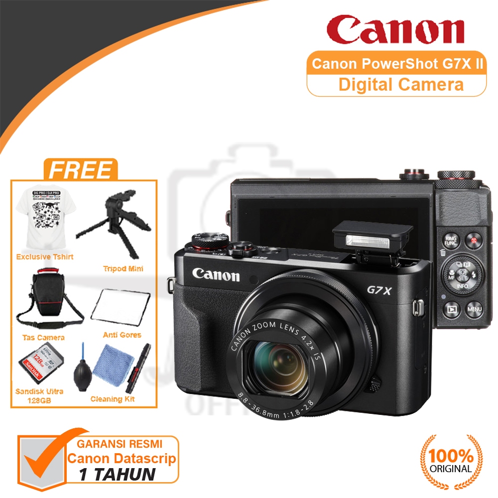 Jual CANON POWERSHOT G7X MARK II DIGITAL CAMERA - CANON G7 X MARK 2 ...