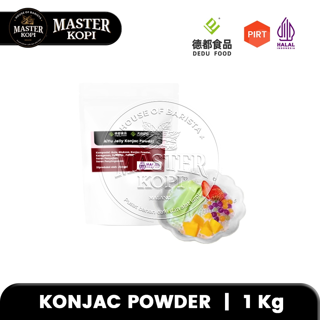 Jual Konjac Powder AiYu Bubuk Jelly Agar Konnyaku - Pouch 1kg | Shopee ...