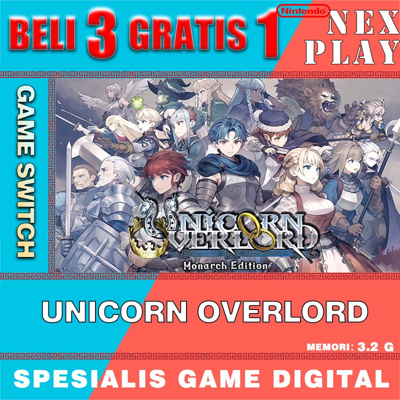 Jual Unicorn Overlord Nintendo Switch Digital Game （BELI 3 GRATIS 1 ...