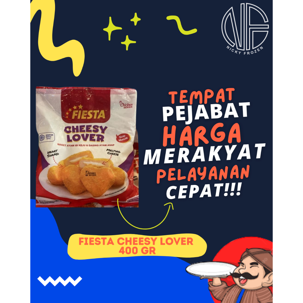 Jual FIESTA CHEESY LOVER 400 GR | Shopee Indonesia