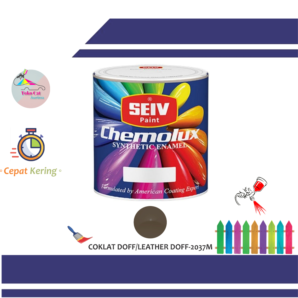 Jual SEIV LEATHER DOFF-2037M CAT MINYAK UNTUK KAYU DAN BESI MERK SEIV ...