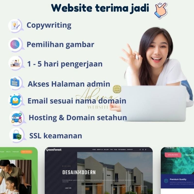 Jual Jasa website dan landing page profesional untuk semua bidang ...