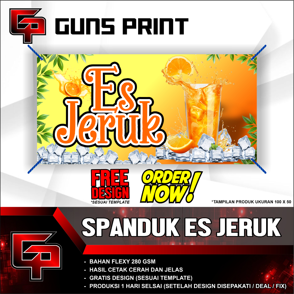 Jual Spanduk Banner Baliho " ES JERUK " | Shopee Indonesia