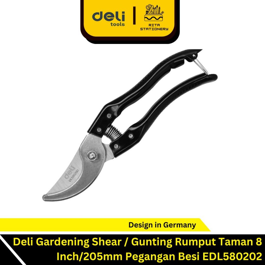 Jual Deli Gardening Shear / Gunting Rumput Taman 8 Inch/205mm Pegangan ...