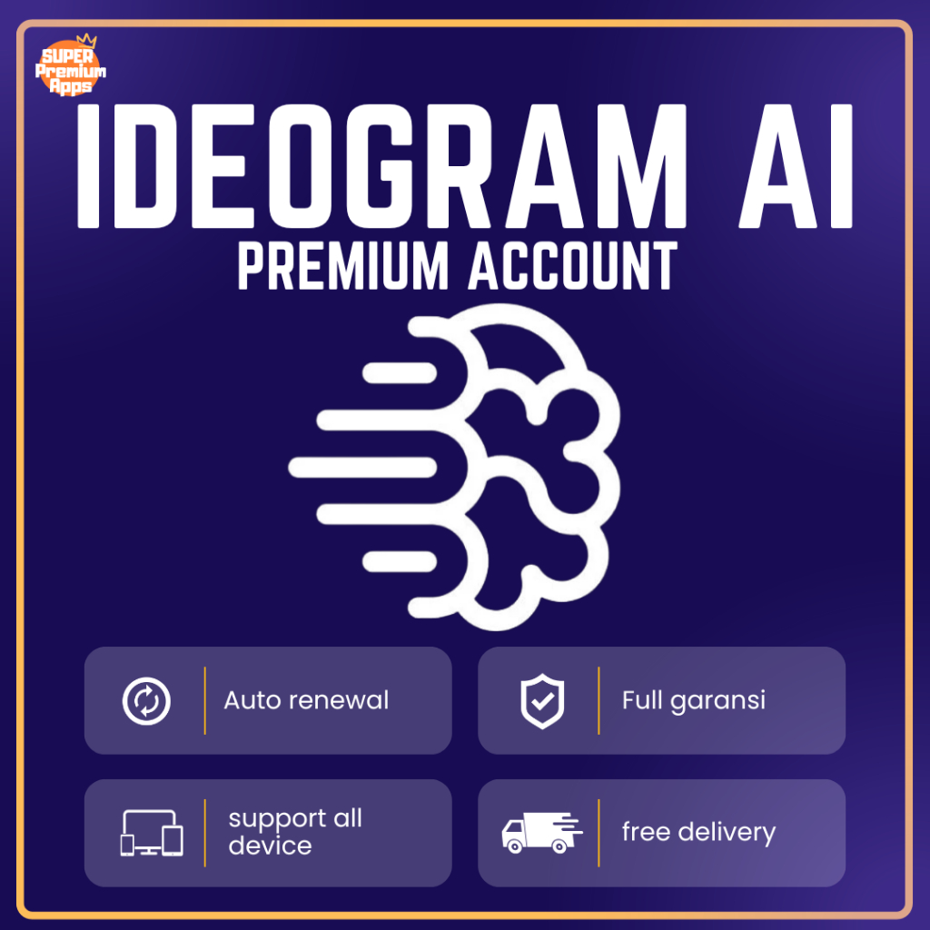 Jual [1 Tahun] IDEOGRAM AI PRO PLAN | Image Generator | Full Garansi | Shopee Indonesia