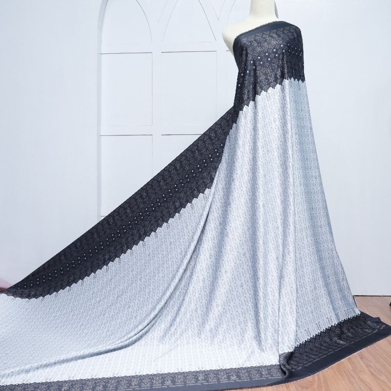 Jual kain satin max premium HQ kain gamis kain meteran per 50 cm ...