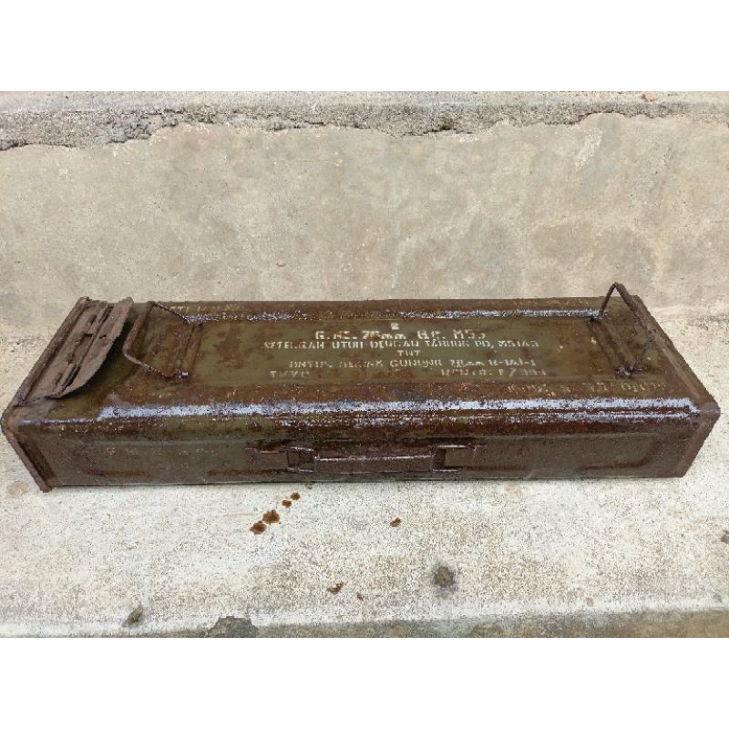 Jual kotak militer box army rustik antik jadul vintage | Shopee Indonesia