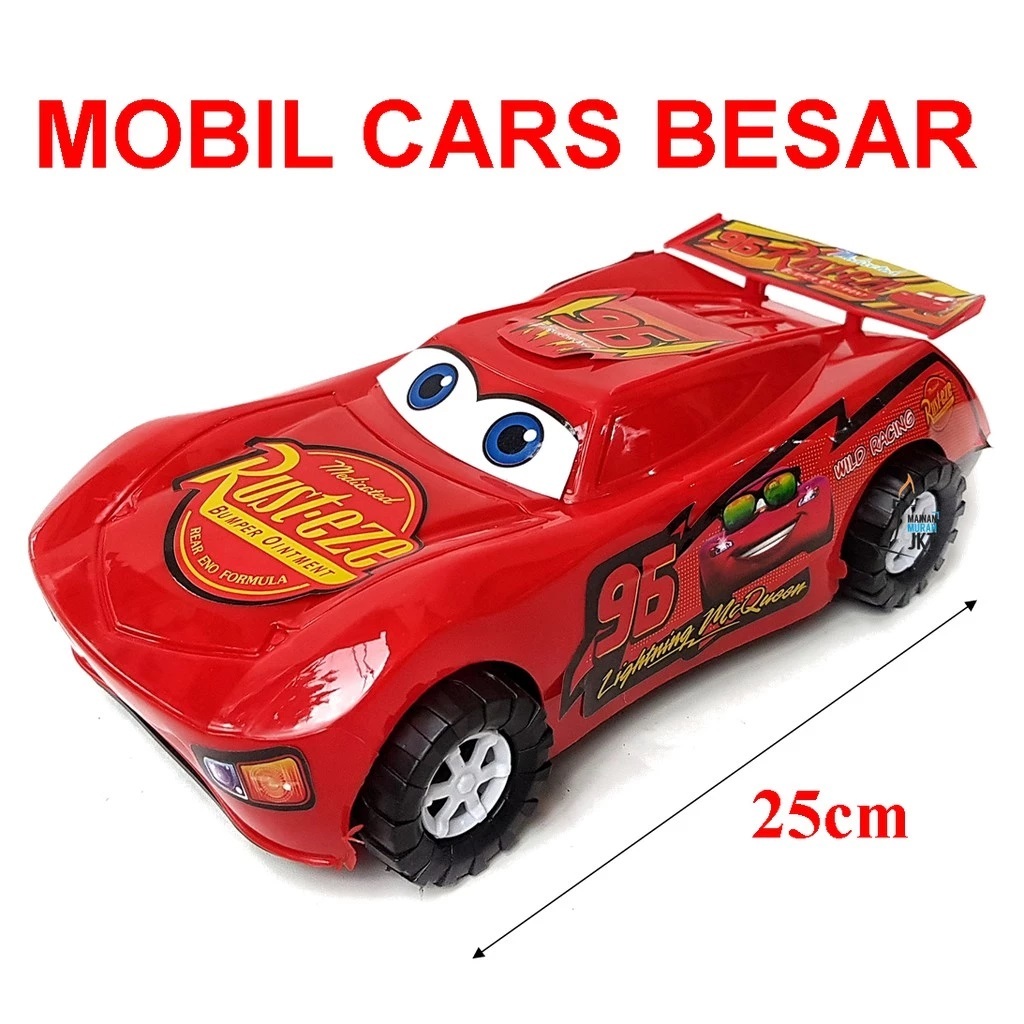 Jual PROMO Mainan Anak Mobil Cars Besar MCQueen Pull And Go | Shopee ...