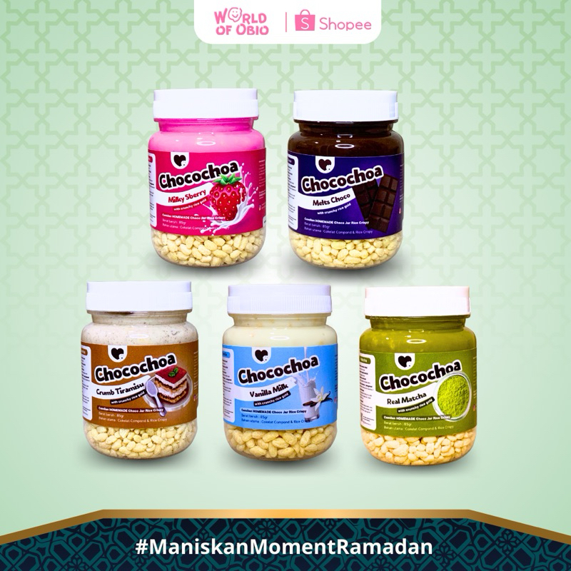 Jual CHOCOCHOA - Choco Jar Rice Crispy Cemilan Manis Topping Cokelat ...