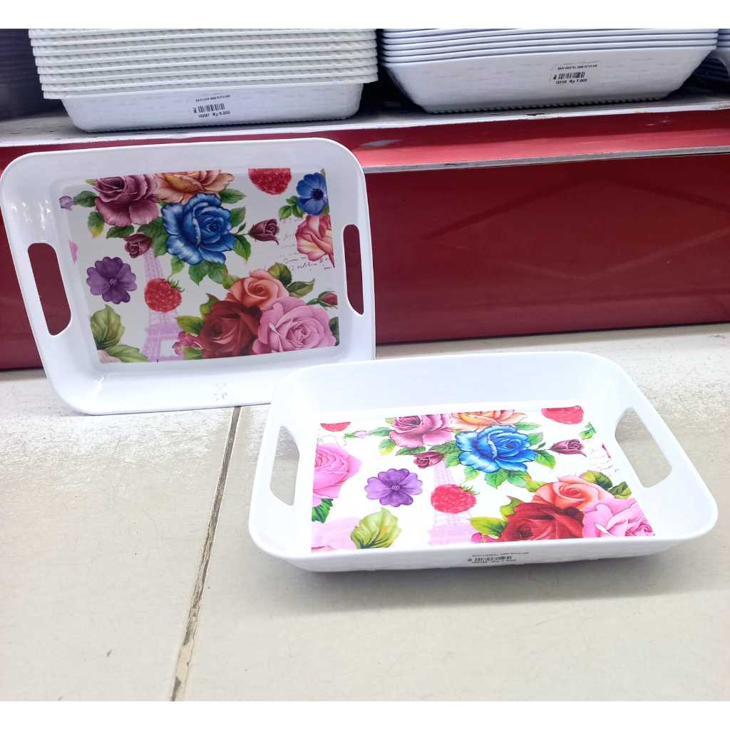 Jual Baki Kristal 2005 PUTIH MB | Nampan / Baki / Tempat Tatakan Gelas ...