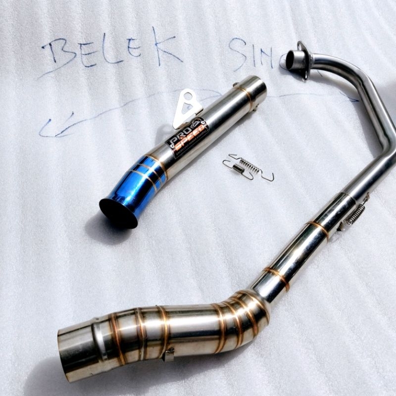 Jual PRO SPEED Ekzos exhaust pipe open spec Canister 51mm/big elbow PNP ...