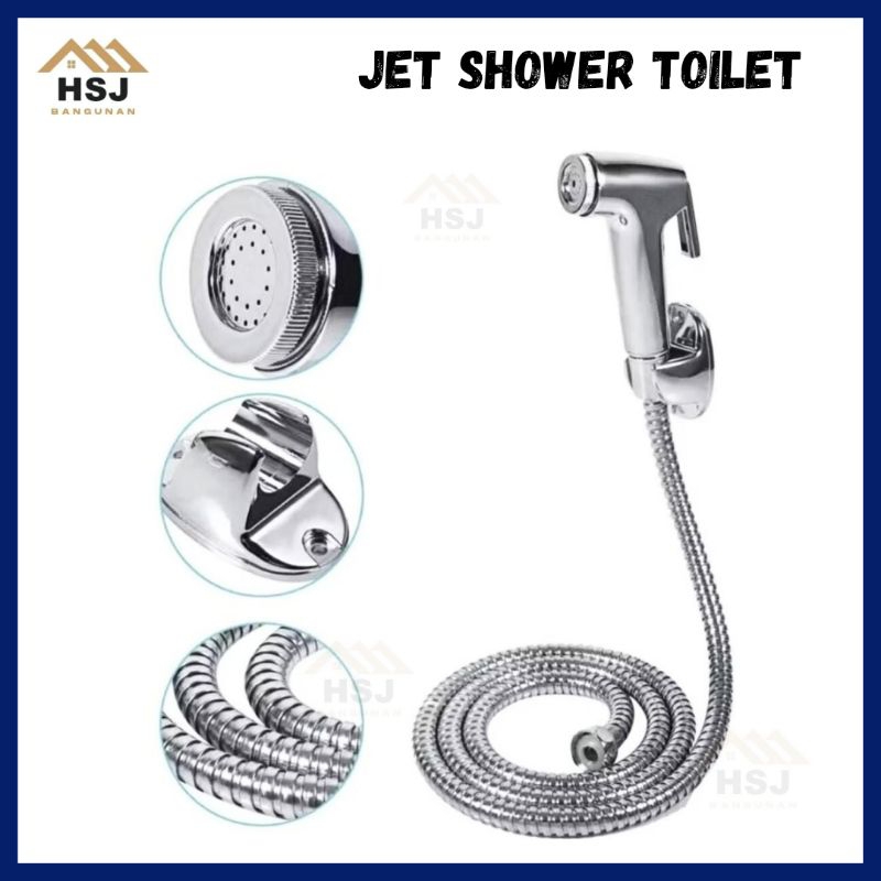 Jual JET SHOWER Kloset TOILET Closet Cebok WC Semprotan Duduk Kamar Mandi | Shopee Indonesia