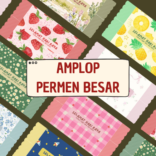 Jual [16Pcs BESAR] Amplop Permen Besar Lebaran 2025 | Amplop Permen ...