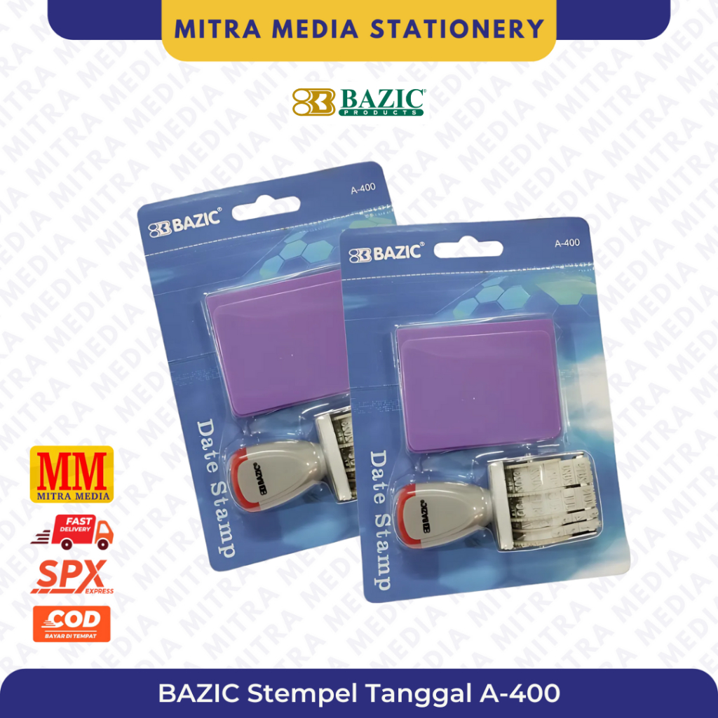 Jual CAP STEMPEL TANGGAL SET BAK STAMP BUSA BAZIC A-400 DATE STAMP ...