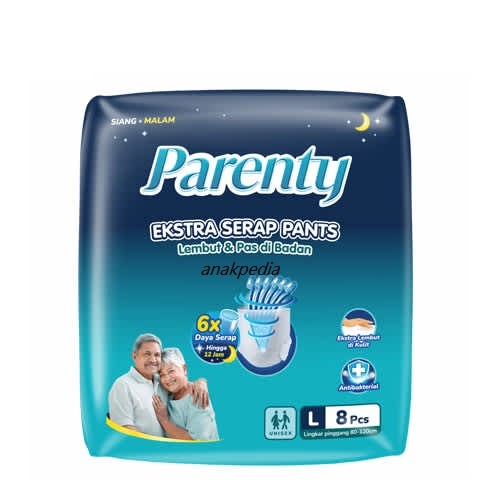 Jual Parenty Popok Dewasa Ekstra Serap Pants Celana L8 | Shopee Indonesia