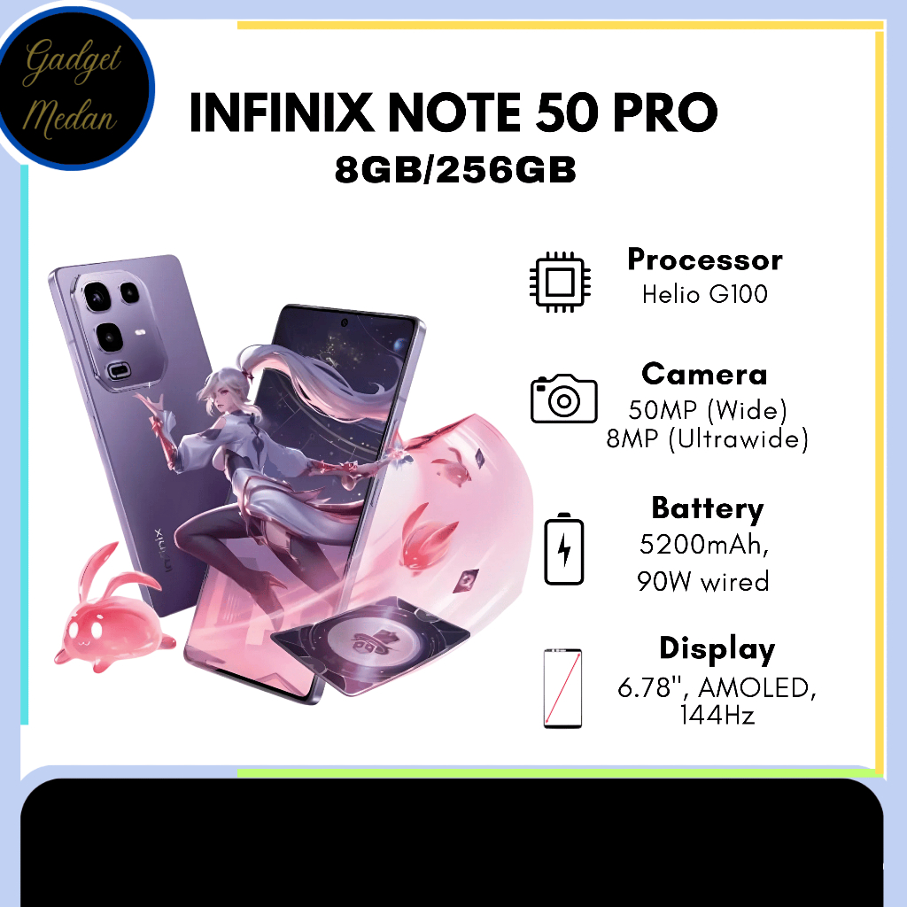 Jual Infinix Note 50 Pro 8GB/256GB Garansi Resmi | Shopee Indonesia