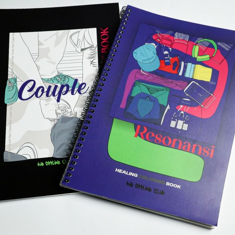 Jual THE OFFLINE CLUB - HEALING COLORING BOOK Buku Mewarnai Dewasa ...