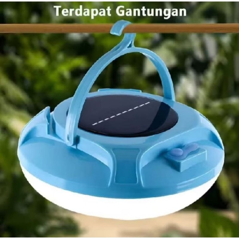 Jual Lampu Emergency 300 Watt Gantung/Camping Lamp/Lampu UFO Solar Panel Lampu Darurat Lampu ...