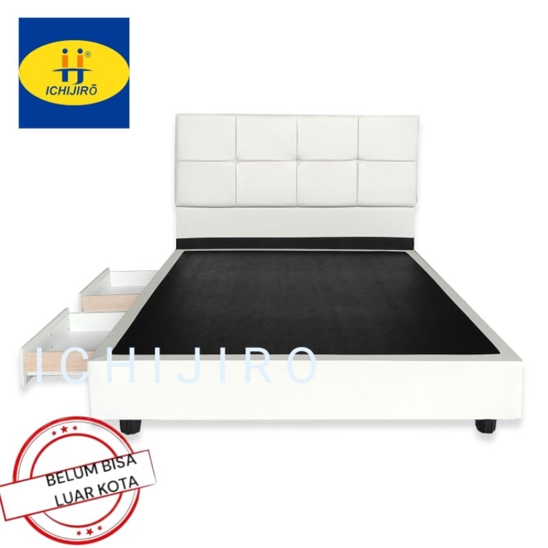 Jual Dipan Divan Sandaran 90x200 Laci Anti Air Tempat Tidur Grazio ...