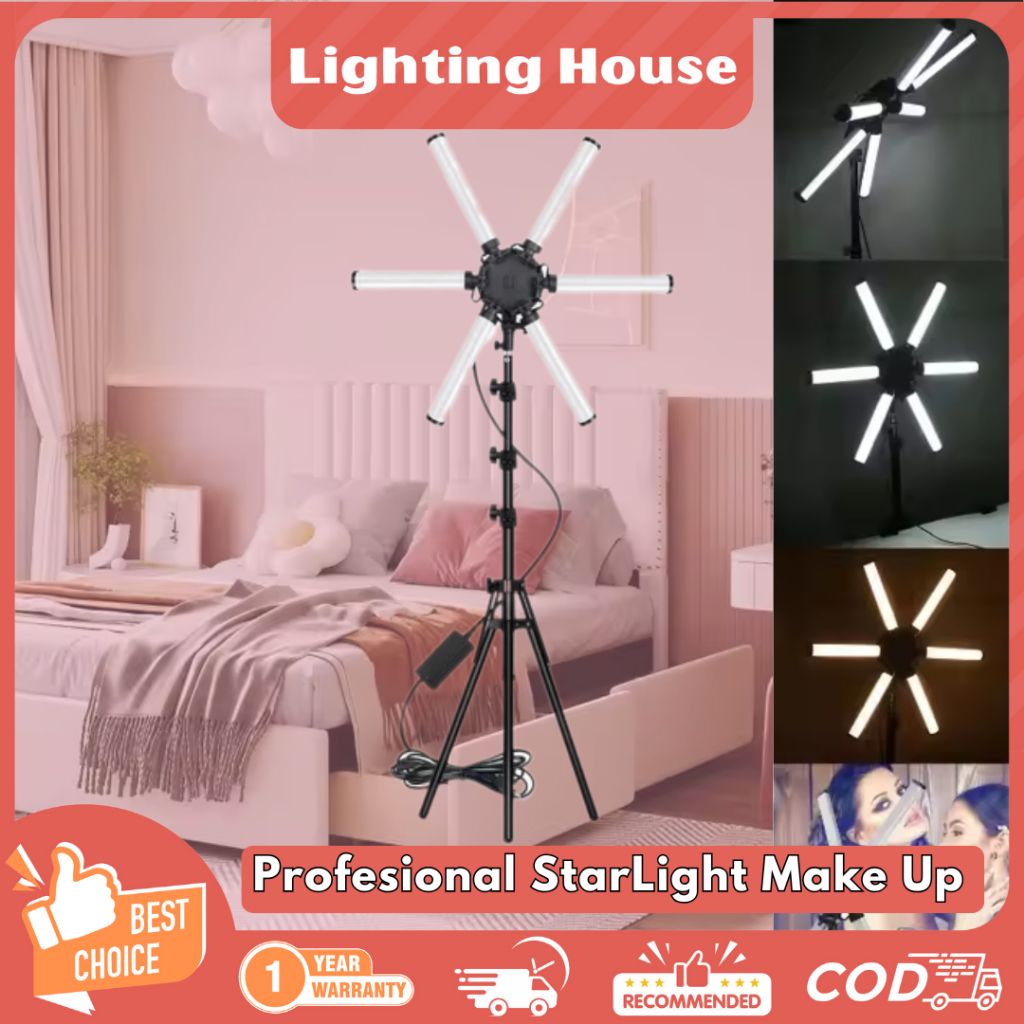 Jual Lighting House⭐Garansi 1 Tahun⭐️Lampu Starlight Makeup Portable ...